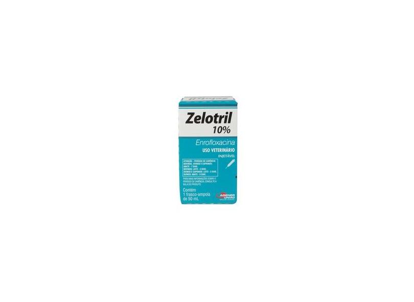 Zelotril 10 Injetável Agener 50ml Enrofloxacina o Melhor Preço é