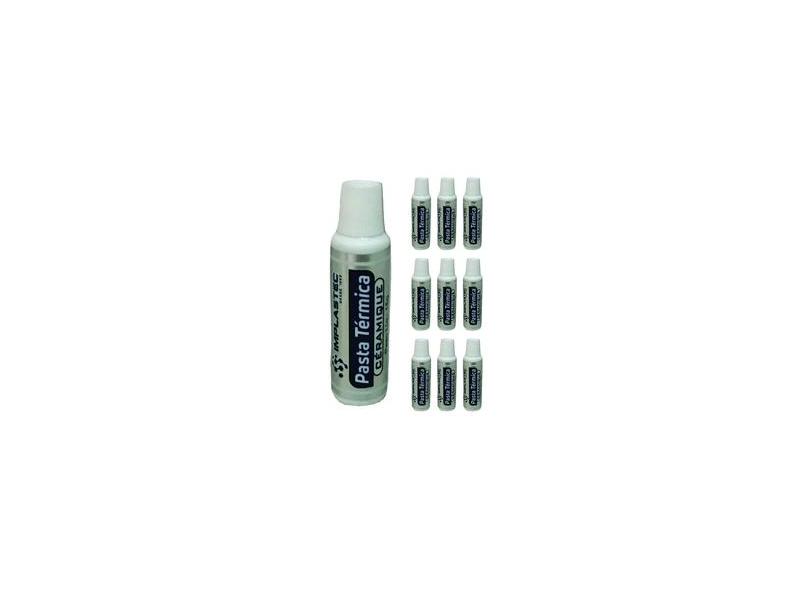 Pasta Térmica Céramique Implastec 15g Processador 10 Und em Promoção