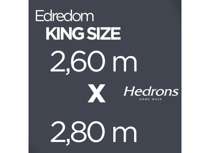 Edredom King Size Dupla Face Hedrons Plush E Sherpa Chá o Melhor