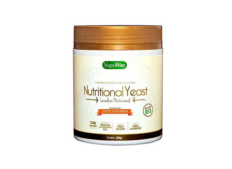 Levedura Nutricional Sabor Costela Defumada VeganWay 200g em Promoção é