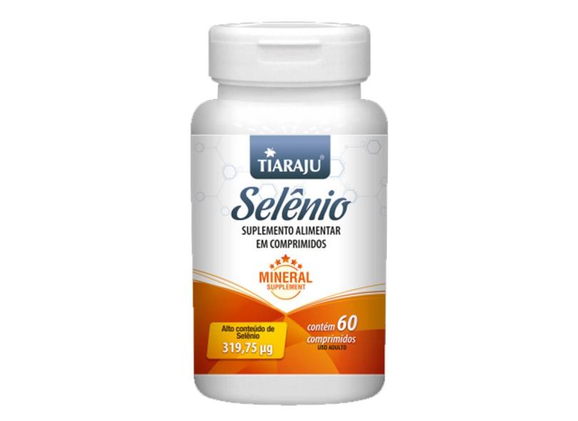 Selenio 319,75mcg com 60 comprimidos Tiaraju com o Melhor Preço é no Zoom