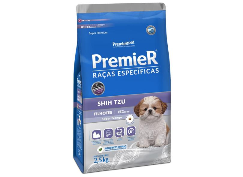 Raão premier shitzu junior sabor frango 2,5KG com o Melhor Preço é no Zoom