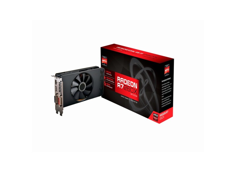 Placa de Video ATI Radeon R7 260X 2 GB GDDR5 128 Bits XFX R7260XCNFV ...