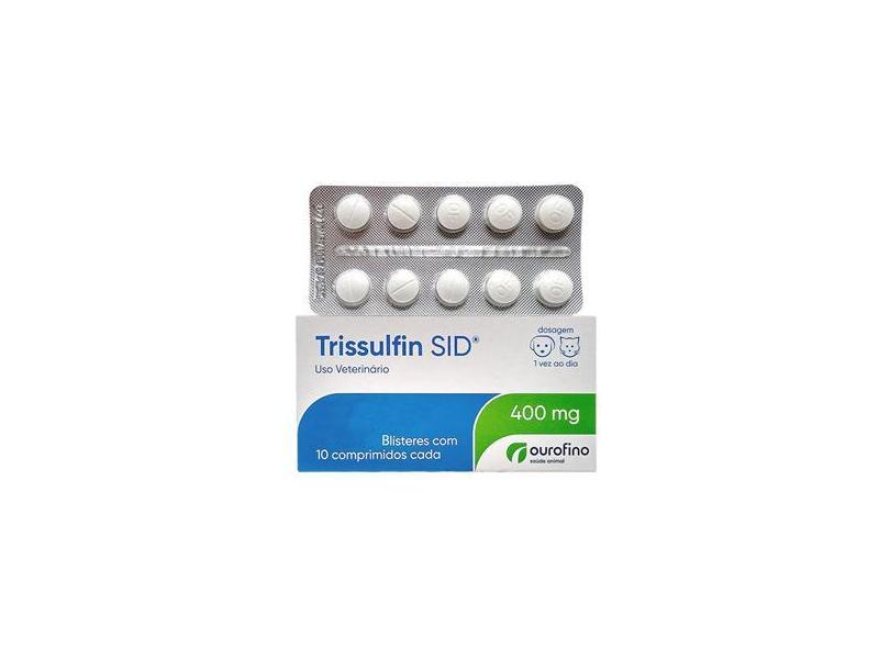 Trissulfin SID 400mg Blister 10 Comprimidos -Cartela Avulsa com o ...