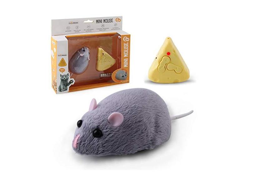 Newooh Mouse de pelúcia com controle remoto, rato, brinquedo, gato ...