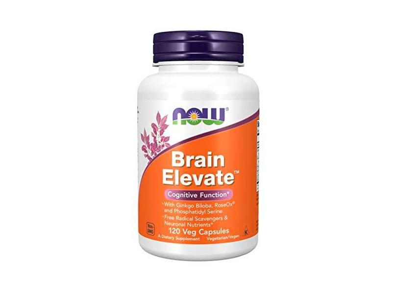 Brain Elevate Elevação Cérebro Formula (120 VCAPS) Now Foods com o ...