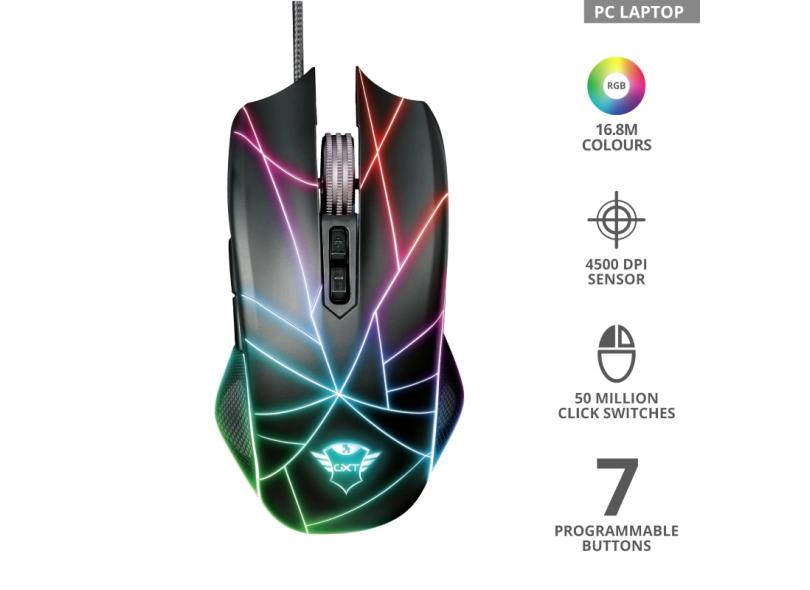 Mouse Gamer Ture 4000Dpi Rgb GXT 160 T23797 - Trust com o Melhor Preço ...