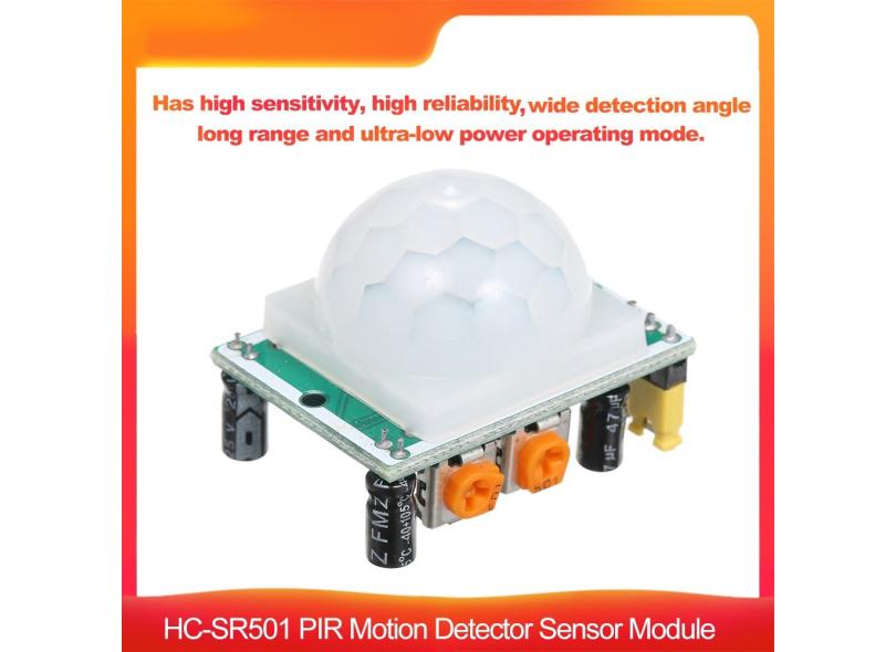HC-SR501 pir Motion Detector Módulo Sensor Wide Angle Long Range pir ir ...