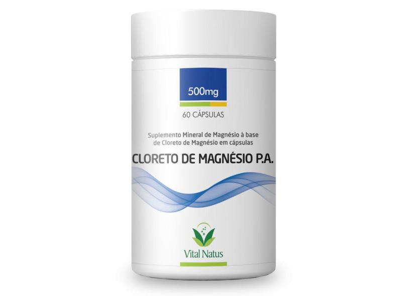 CLORETO DE MAGNESIO PA - 500mg c/ 60 capsulas em Promoção é no Buscapé
