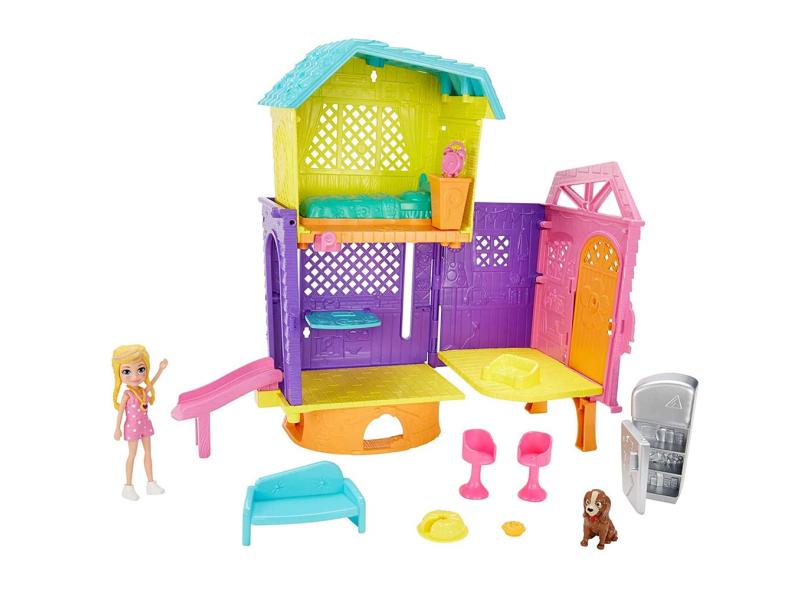 Polly Pocket - Club House Espaços Secretos da Polly - Mattel com o ...