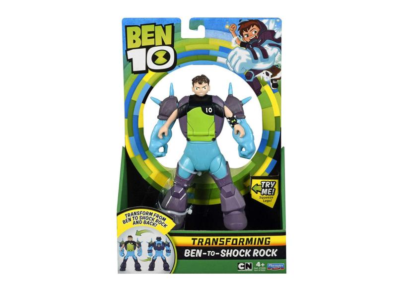 Boneco Ben 10 Transformaçao Deluxe Choque Rochoso Sunny 1794 com o ...