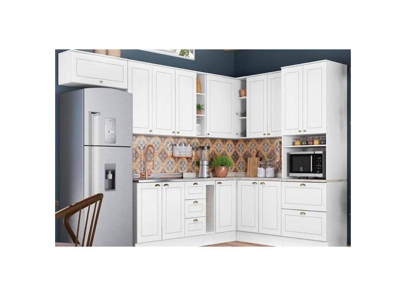 Kit de Cozinha Modulada 13 Peças Americana 1 (1 Torre Quente + 5 Aéreos ...