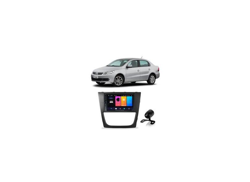 Central Multimídia Volkswagen Voyage G5 2008 a 2012 7 Polegadas Sistema Android Play Store BT ...