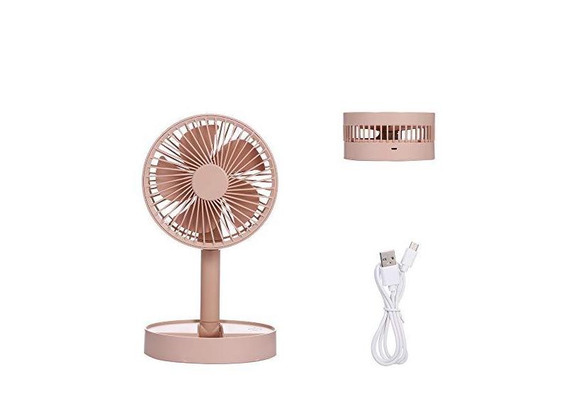 Mewmewcat Ventilador De Mesa Dobrável Ventilador Externo Dobrável Mini