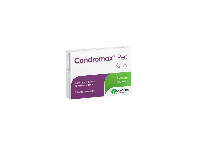 Condromax Pet - Suplemento alimentar para Cães e Gatos - OuroFino (30 ...