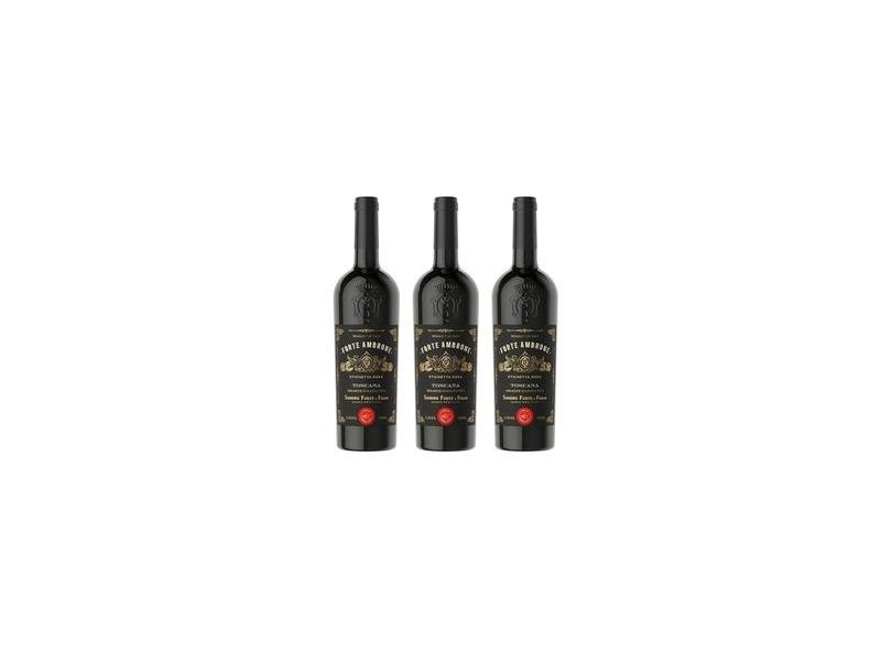 Kit 03 Unidades Vinho Forte Ambrone IGT 750ml com o Melhor Preço é no Zoom