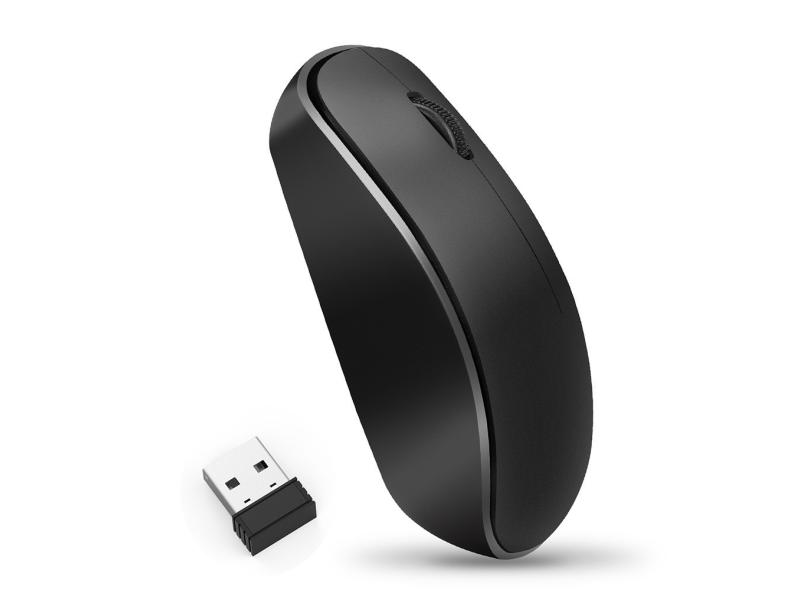 Zerodate T16 2.4G 1600 dpi sem fio portátil Mobile Mouse 3-Button USB ...