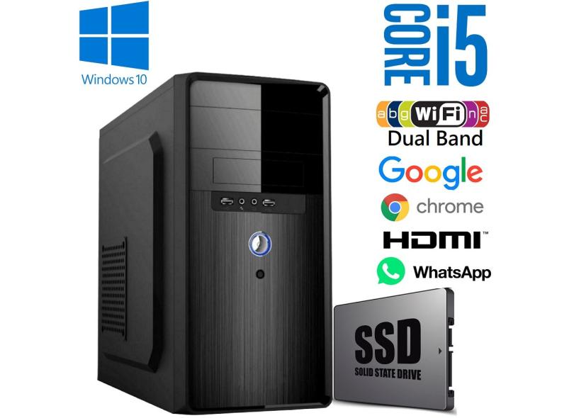 Computador PC CPU Intel Core i5 4GB SSD 240GB Windows 10 HDMI Full HD ...