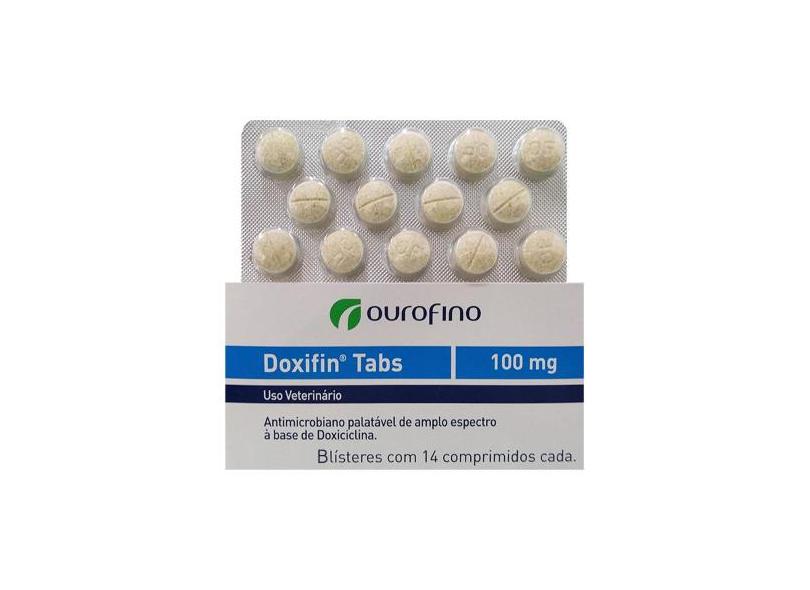 Doxifin Tabs 100Mg 14 Comprimidos - Cartelas Avulsas + Bula com o ...