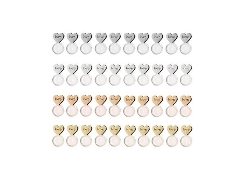 10 peças de coração amor mágico levanta brincos brincos levanta costas ...