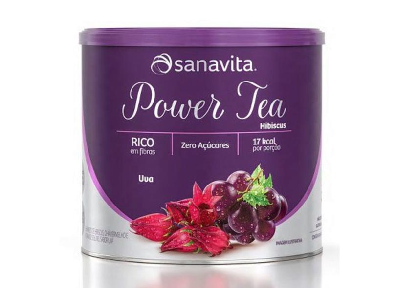 Power Tea Hibiscus - Sanavita - Sabor Uva - 200g com o Melhor Preço é ...