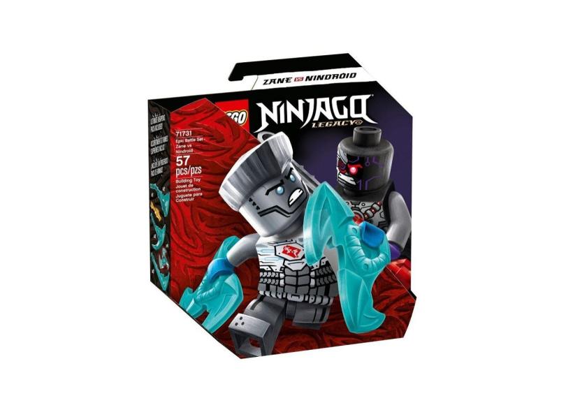 Lego Ninjago Conjunto de Combate Épico Zane vs Nindroid - Lego 71731 em ...
