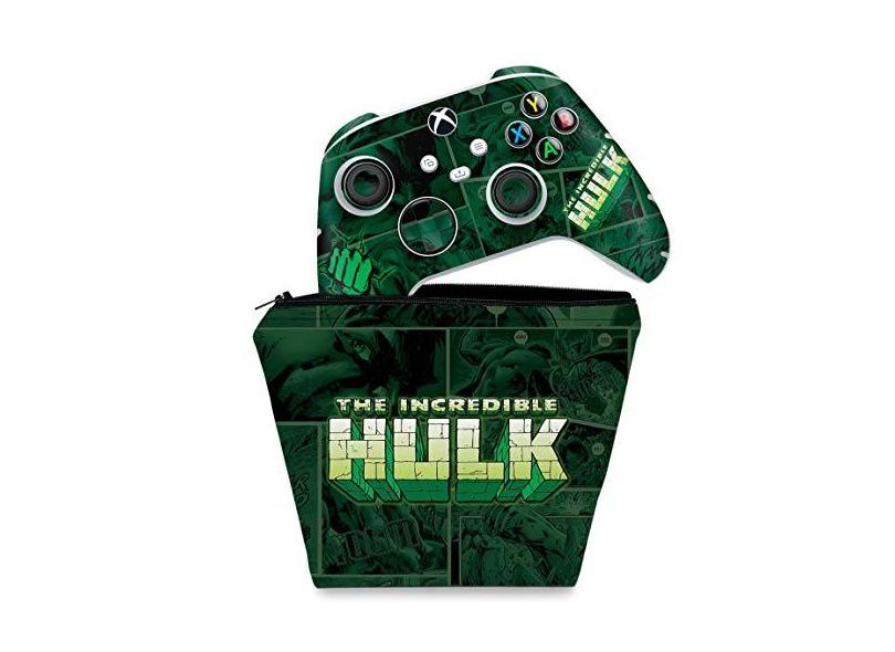 Capa Case e Skin Adesivo Xbox Series S X Controle - Hulk Comics com o ...