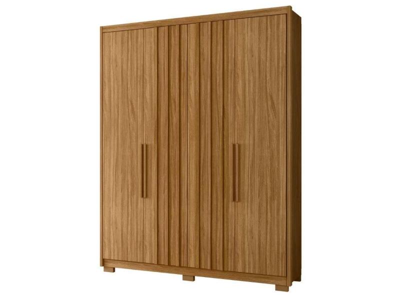 Guarda Roupa Califórnia 4 Portas 3 Gavetas Freijó Moval com o Melhor ...