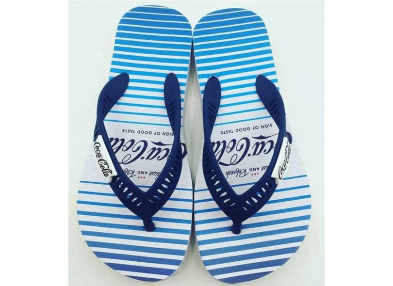 Chinelo Coca-Cola Shoes Skylight Masculino Adulto CC2903 com o Melhor ...