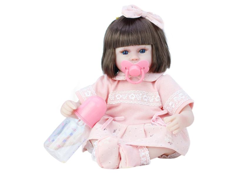 42 centímetros criativa Simulação boneca Baby Toy Vinyl boneca Rebirth ...