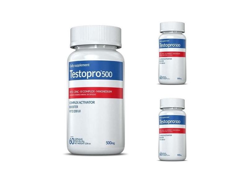 3x Testopro 500mg 60 Capsulas Inove Nutrition com o Melhor Preço é no Zoom