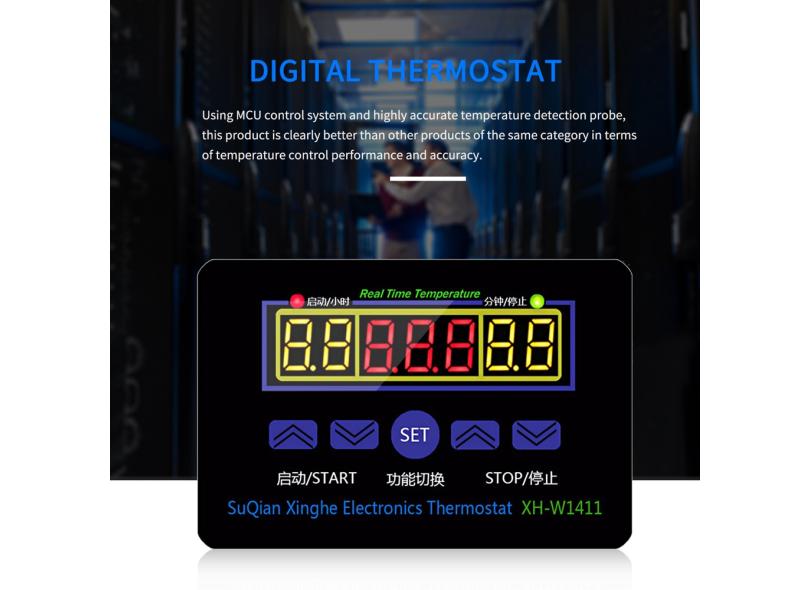 Temperatura Digital Controlador Board Eletrônica Digital termostato de ...