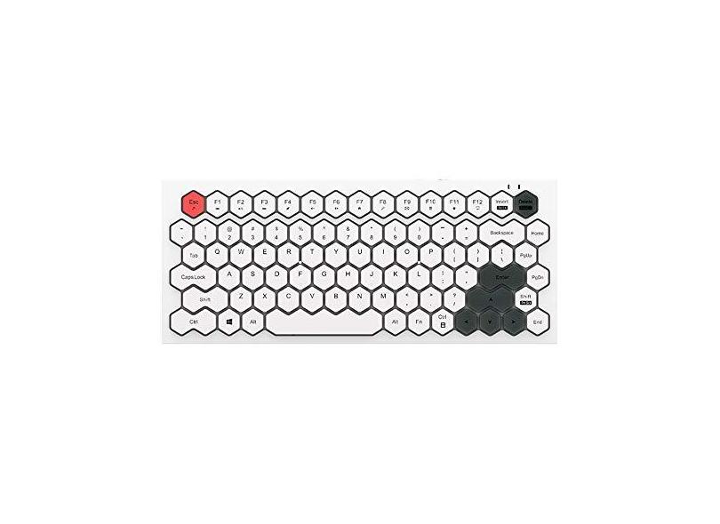 teclado, Baugger Teclado Phoneix Wireless BT Mixed Color 83 Key Mini ...