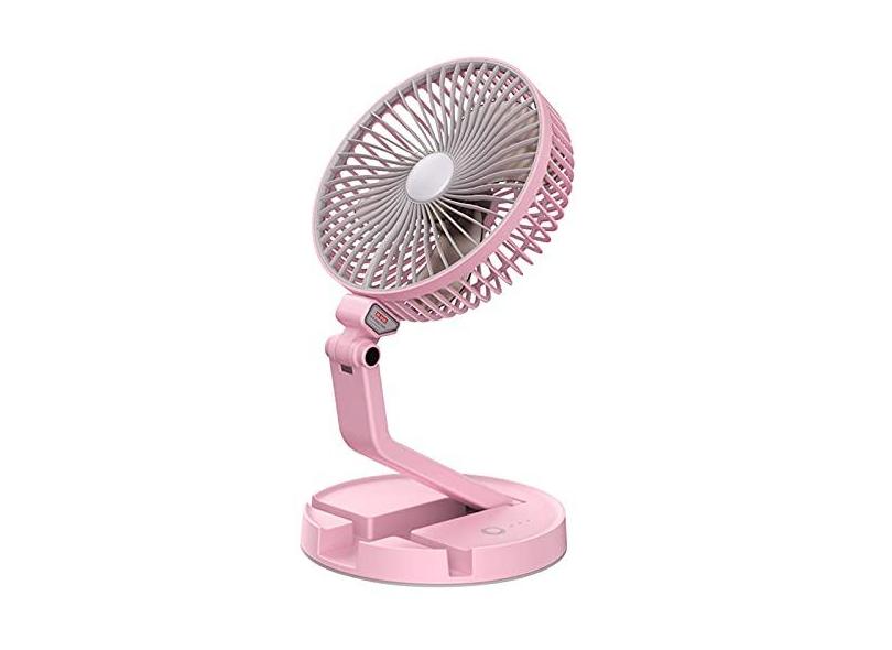Mewmewcat Ventilador De Mesa Led De 7 Polegadas Com Resfriamento De