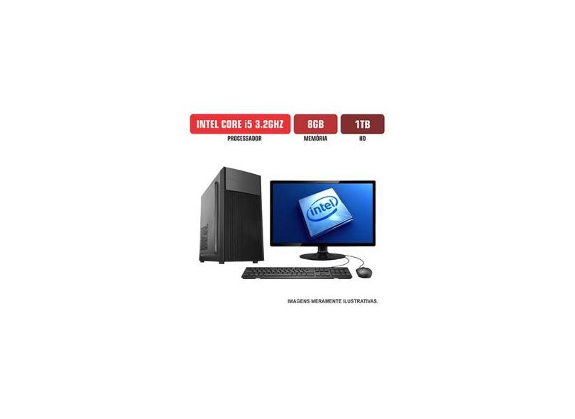 Computador Flex Computer Intel Core i5 8GB HD 1Tb Com Kit Monitor 19 ...
