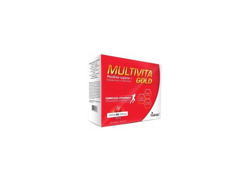 Multivita Gold Tiaraju 600mg c/60 Cápsulas com o Melhor Preço é no Zoom