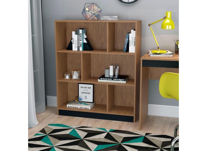 Estante Para Escritório Nova Mobile B25 Com 6 Nichos com o Melhor Preço ...