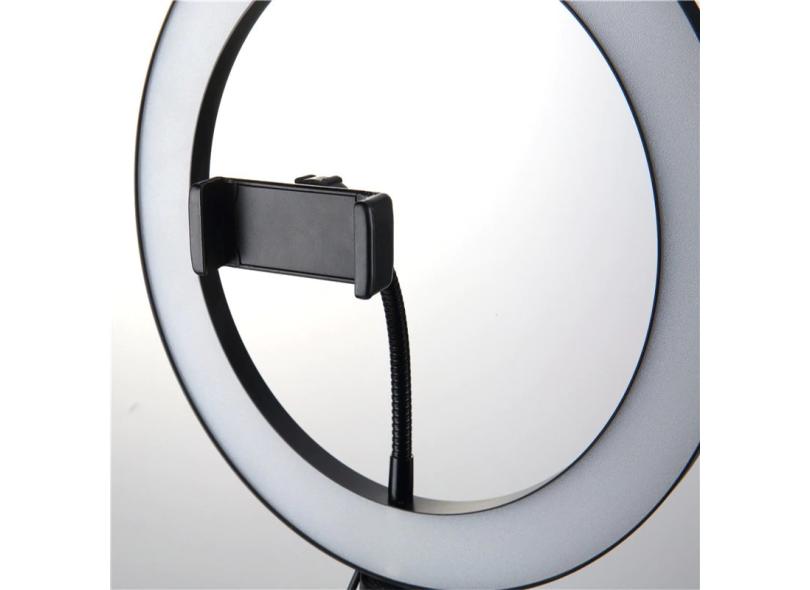 Kit Completo Ring Light 10 Polegadas Com Tripé 2,1 Metro Dimmer Youtuber Selfie Pro com o Melhor ...