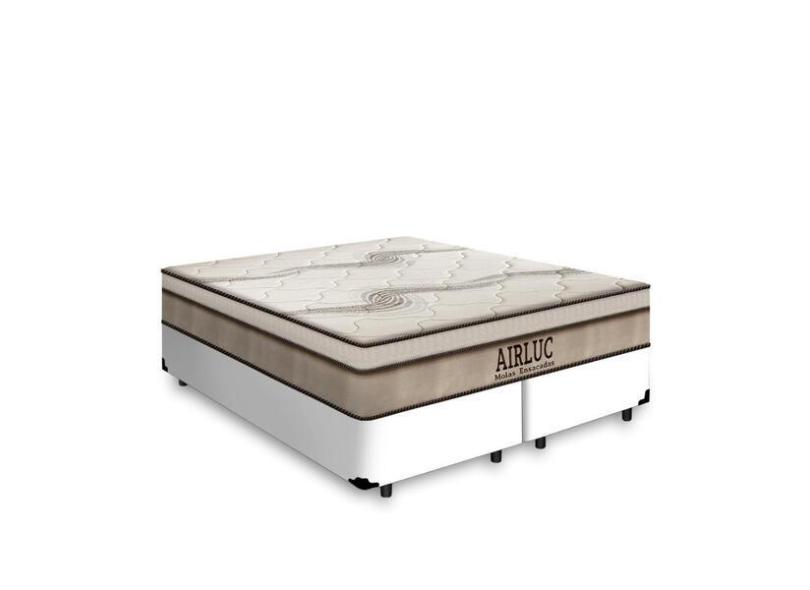 Cama Box King + Colch o De Molas Ensacadas Gazin Airluc 193cm com o ...