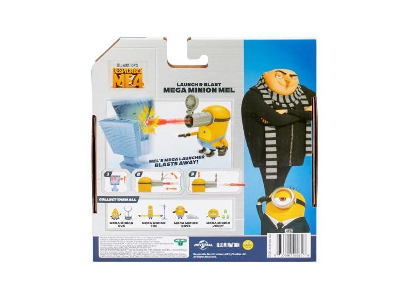 BONECO DESPICABLE ME 4 - MEGA MAYHEM 4 INCH - MEGA MINION MEL em ...