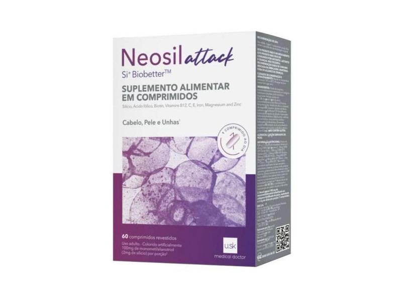 Neosil Attack C/60 Comprimidos - Under Skin com o Melhor Preço é no Zoom