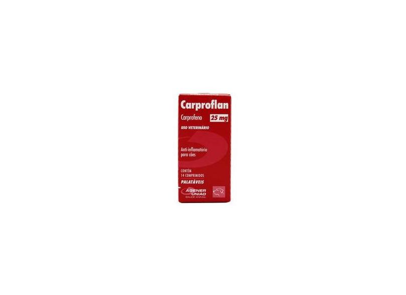 Carproflan Anti-inflamatório 25mg 14 Comprimidos - Agener União com o ...