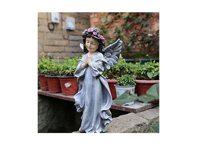 Estátua Anjo Alado Anjo Jardim, Estatuetas de Anjo na Graça de Deus ...
