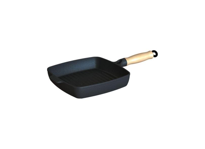 Jogo Grill De Ferro Fundido De Frigideira E Prensador Carne com o ...