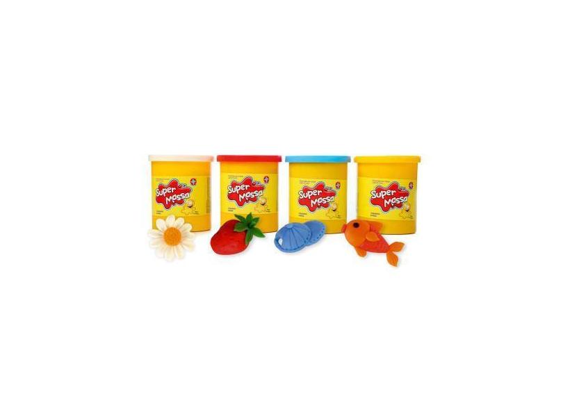 Super Massa Para Modelar 4 Massinhas 4 Potes 140g Estrela em Promoção é ...