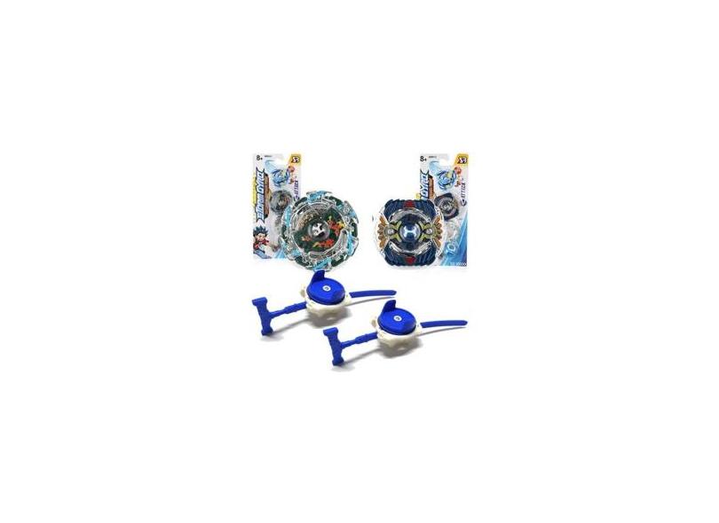 Beyblade Burst Horusood + Beyblade Burst Kerbeus + 2 Lançadores com o ...
