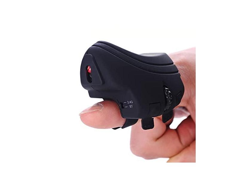 GM306DM Bluetooth + 2.4GHz Dual-mode Lazy Finger Ring Mouse ...