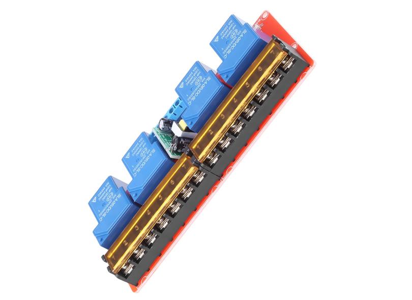 Relé de acionamento de alto nível baixo, ac 100-250V 30A Relé de 4 ...