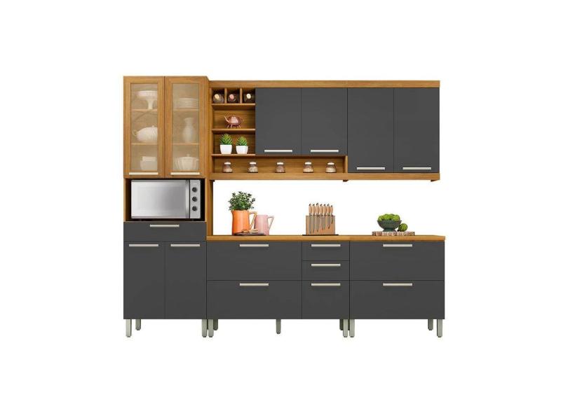 Kit de Cozinha Modulada 5 Peças Burguesa Premium (2 Armários + 2 ...
