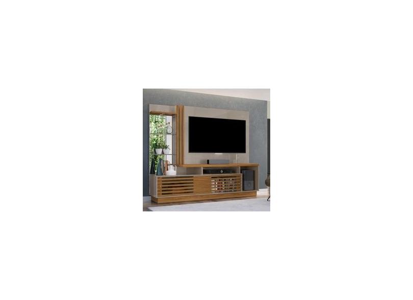 Rack com Painel Frizz Plus para TV de 60" - Natural/Fendi com o Melhor ...